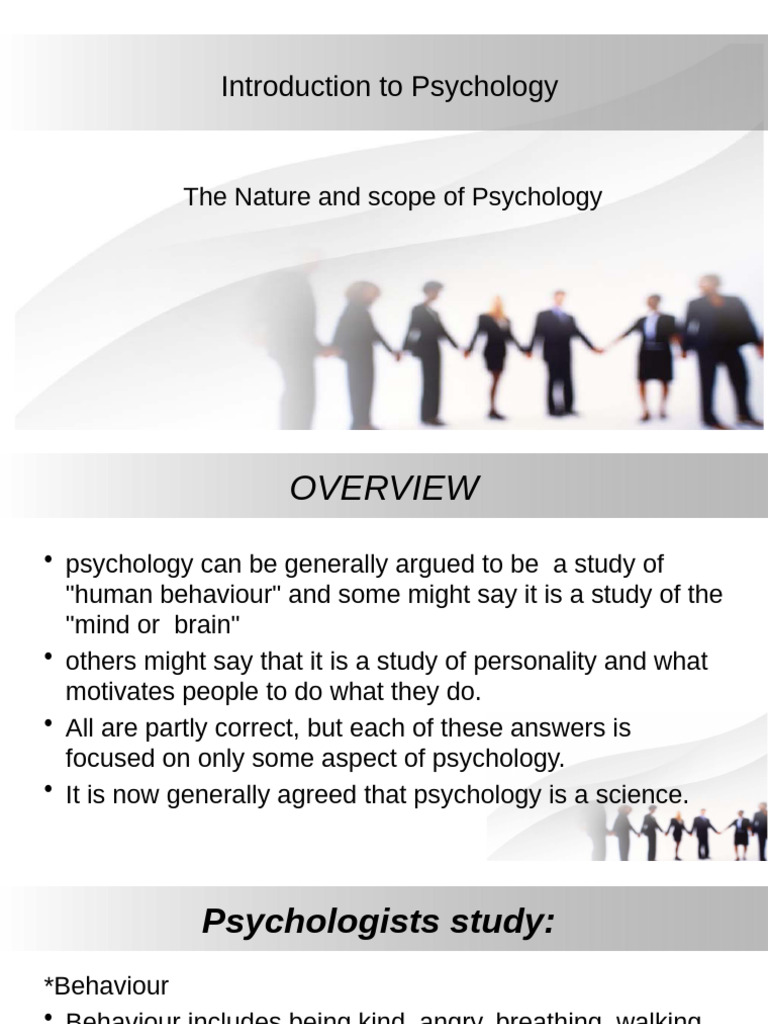 Introduction To Psychology | PDF | Psychology | Psychoanalysis