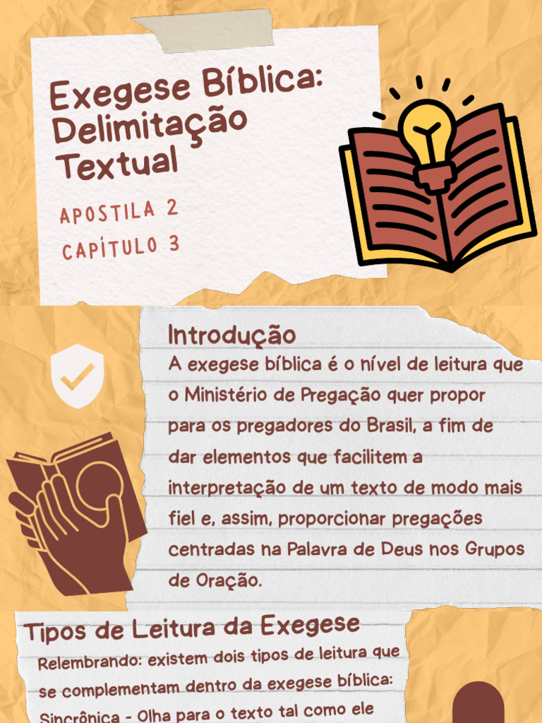 3 - Exegese Bíblica - Delimitação Textual | PDF