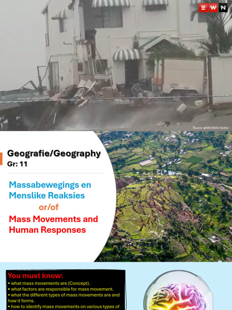 Mass Movements and Human Impact | PDF | Landslide | Environmental Science