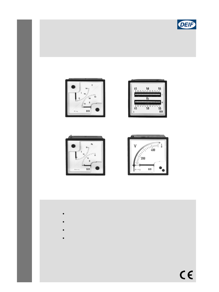 Double Frequency Meters & Voltmeters | PDF | Mains Electricity ...