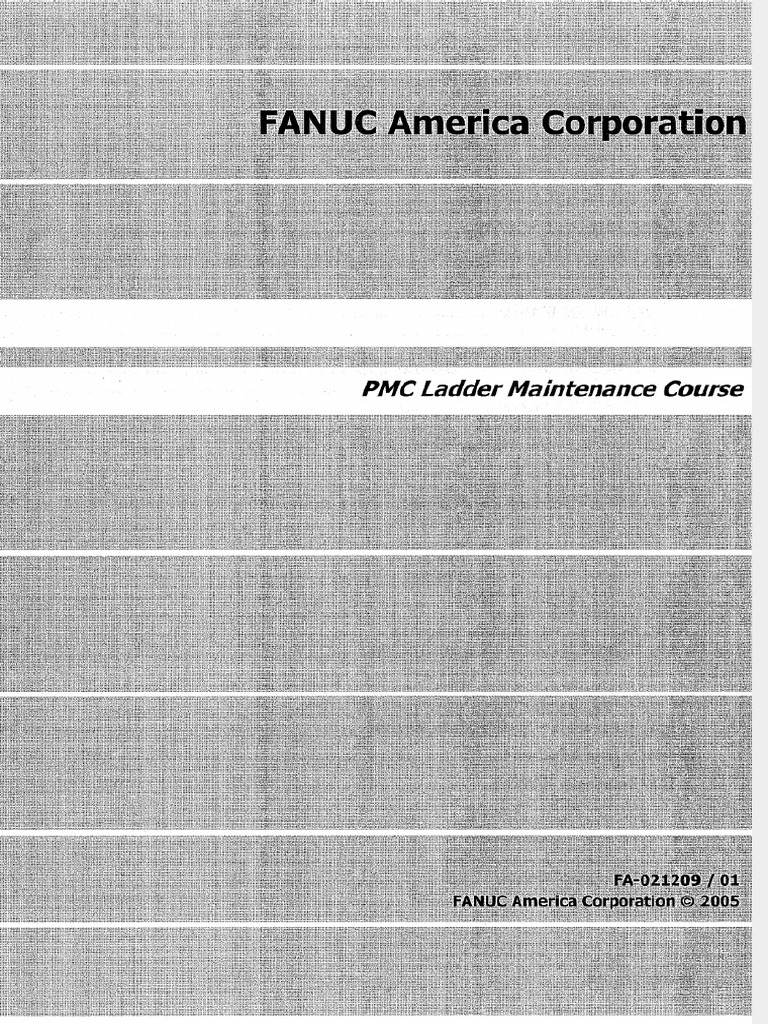 Fanuc PMC Ladder Maintenance Guide | PDF