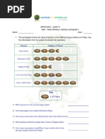Class 4 Data Handling Worksheet | PDF