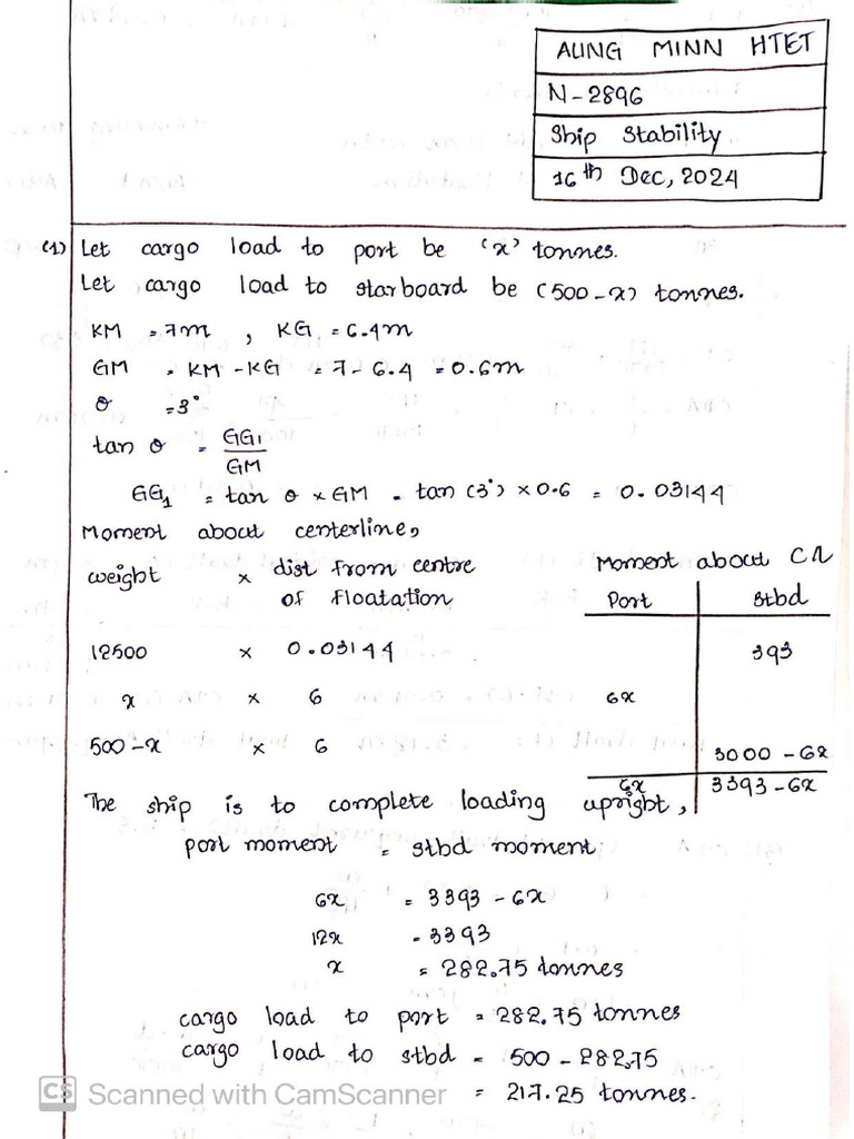 Stability Calculations | PDF