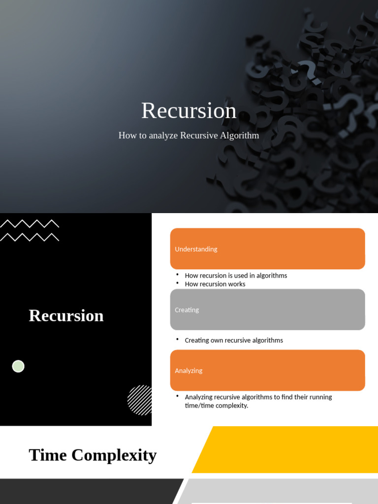 09-Analysing Recursive Algorithms (Recurrence Equation and Master ...