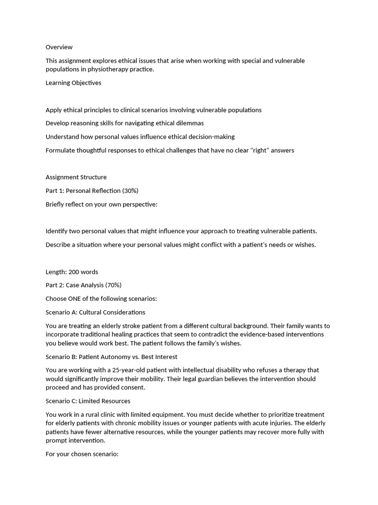 Ethics Assignment | PDF