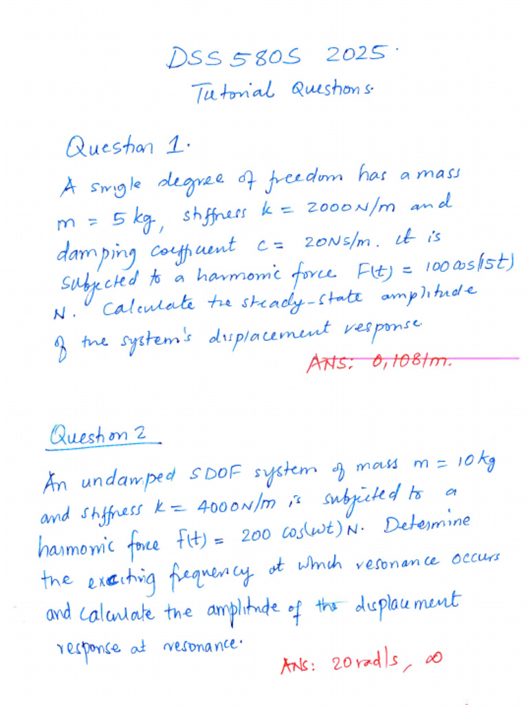 Tutorial Questions | PDF