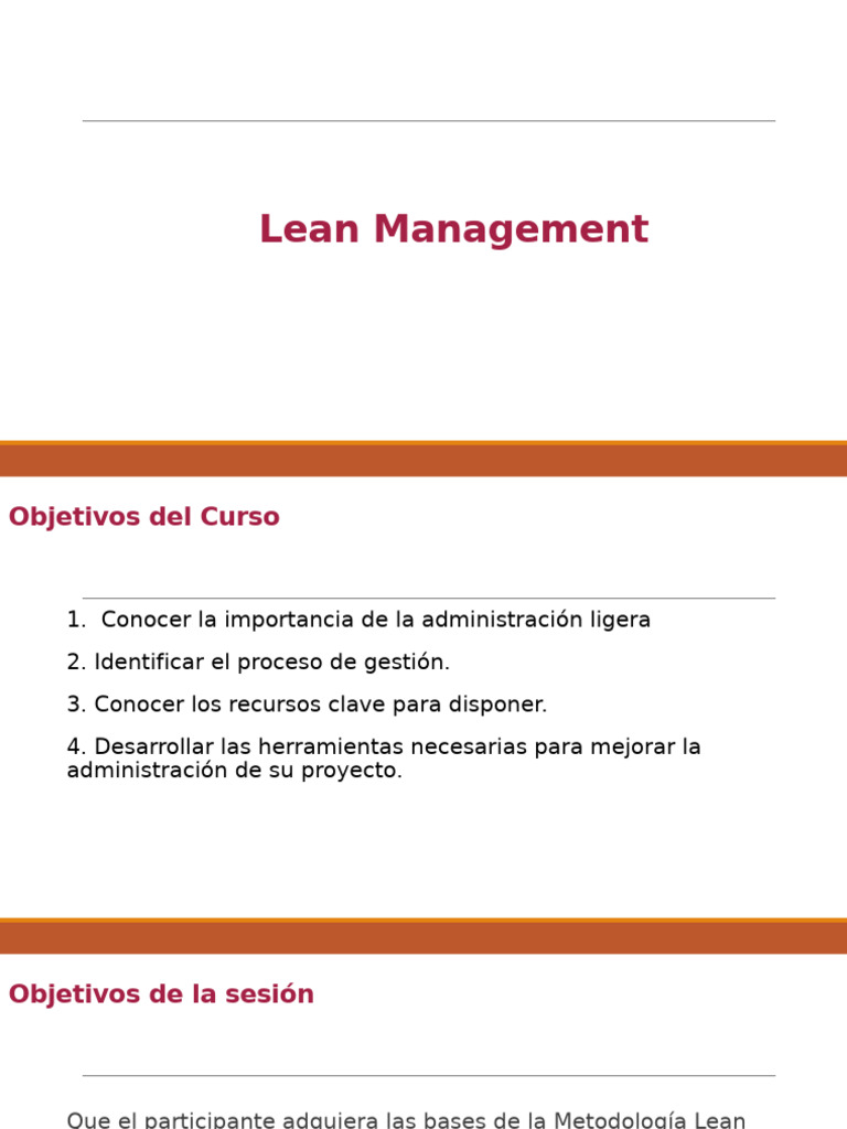Lean Management Definición y Ejemplos | PDF | Lean Manufacturing ...