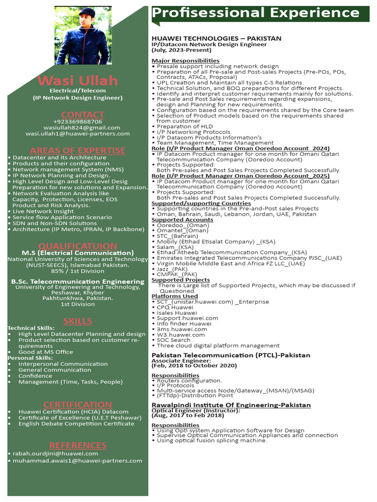 Huawei IP Network Design Engineer Role | PDF | Digital Technology ...