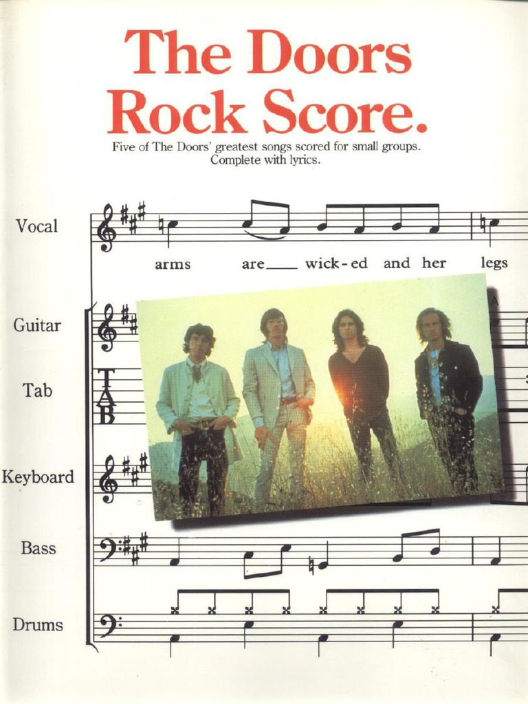 Doors The Rock Score Band Songbook | PDF