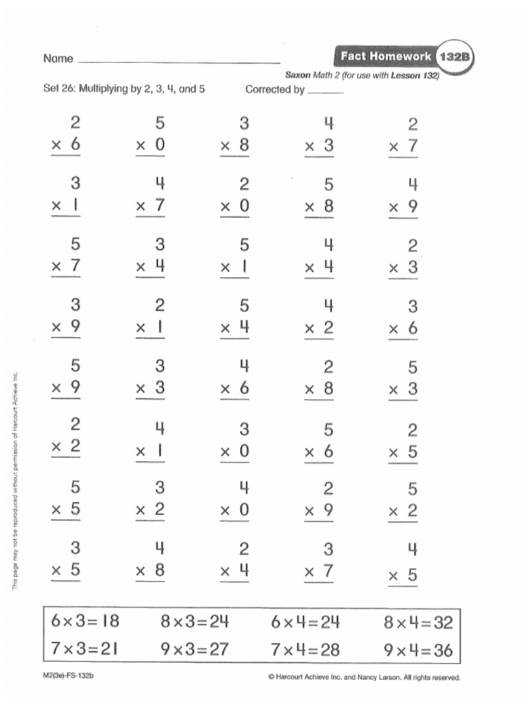 Mixed Multiplication Practice | PDF