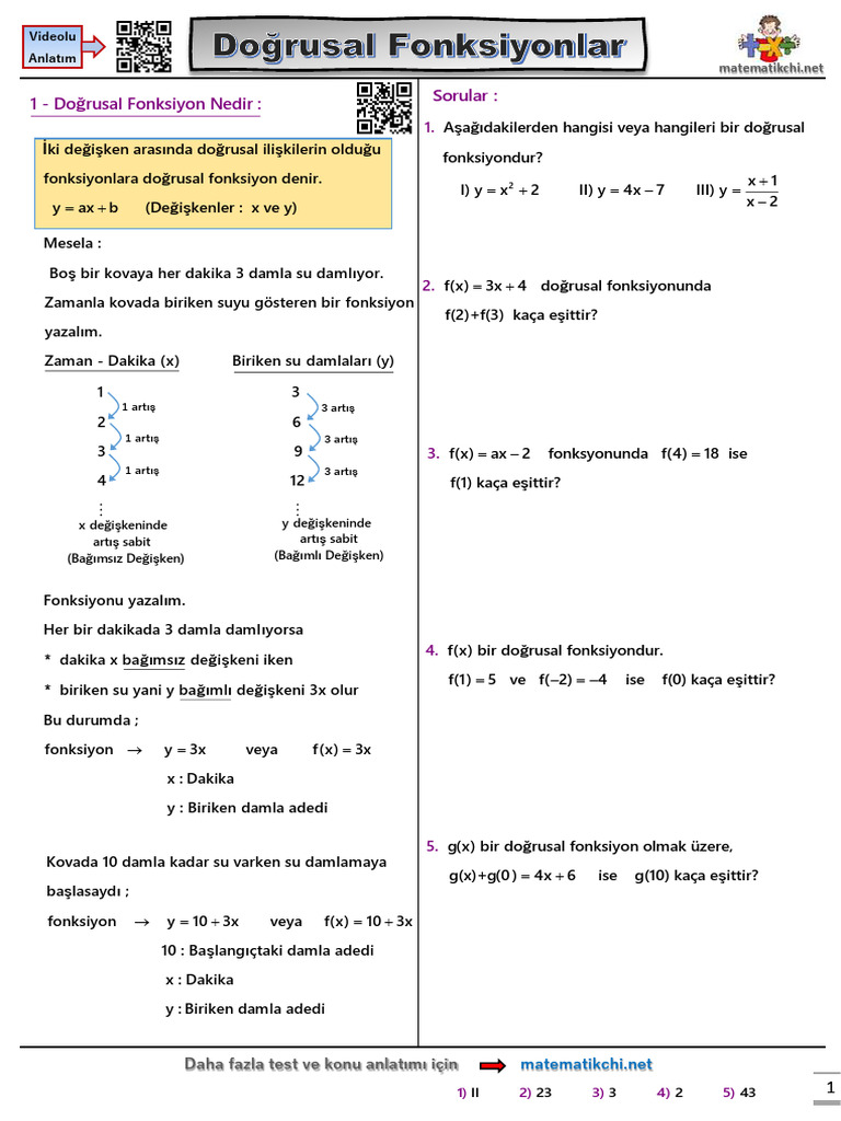 Sinif Fonksiyonlar | PDF