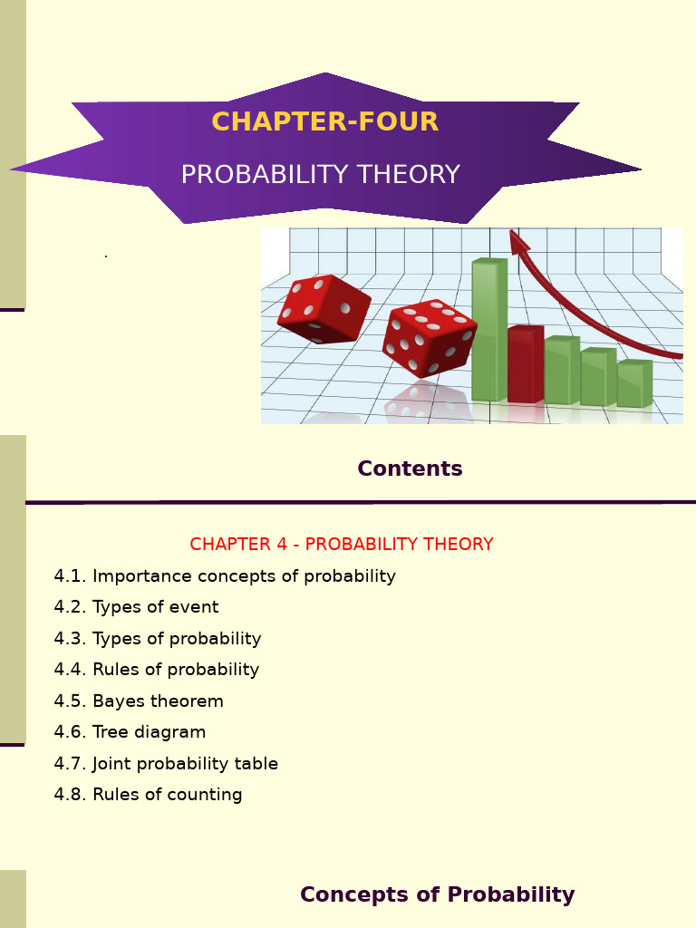 Class 12 Probability Concepts | PDF | Probability | Probability Theory