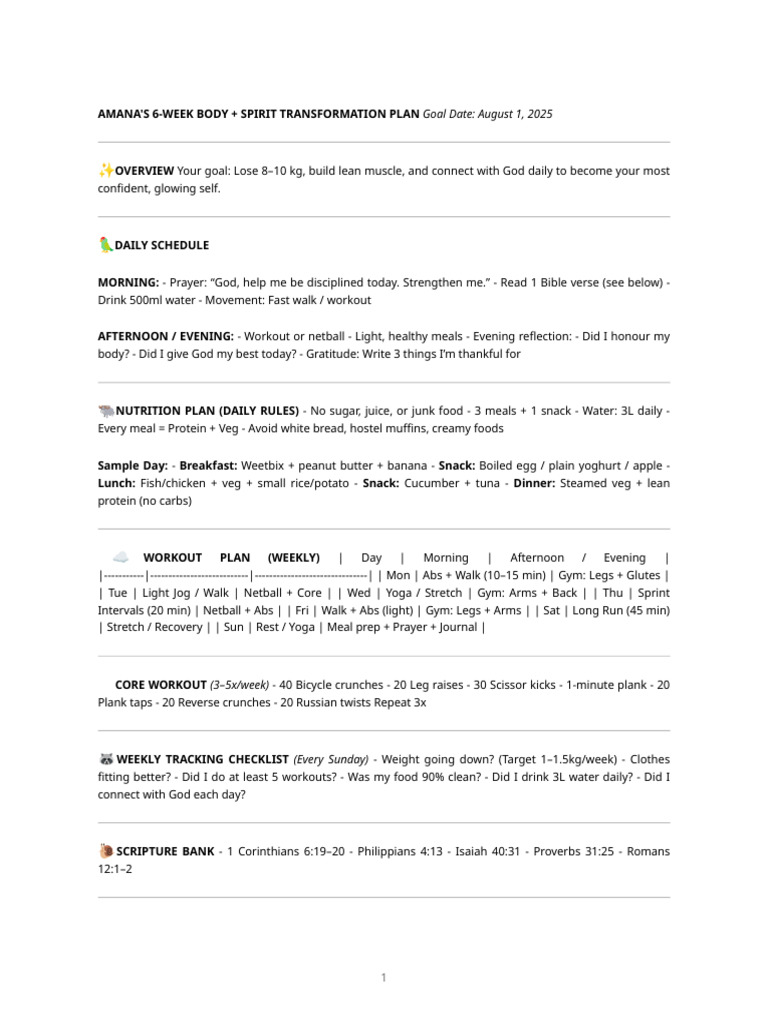 Transformation Plan | PDF