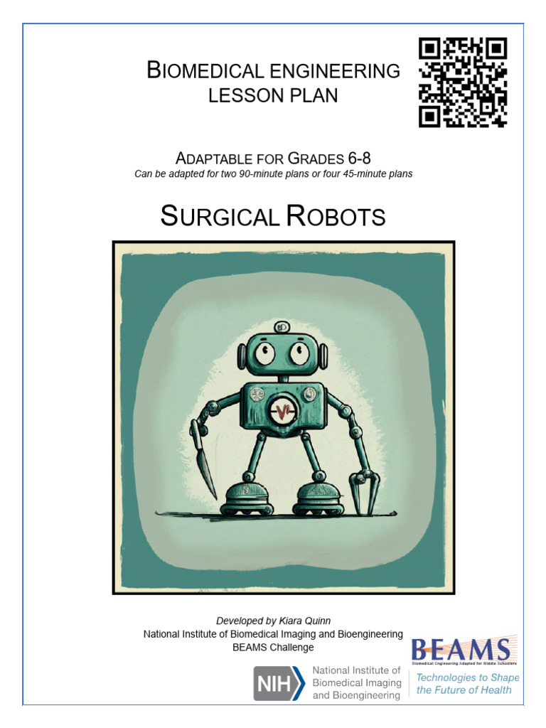 BEAMS Surgical Robot Lesson Plan 508 | PDF | Engineering | Robot