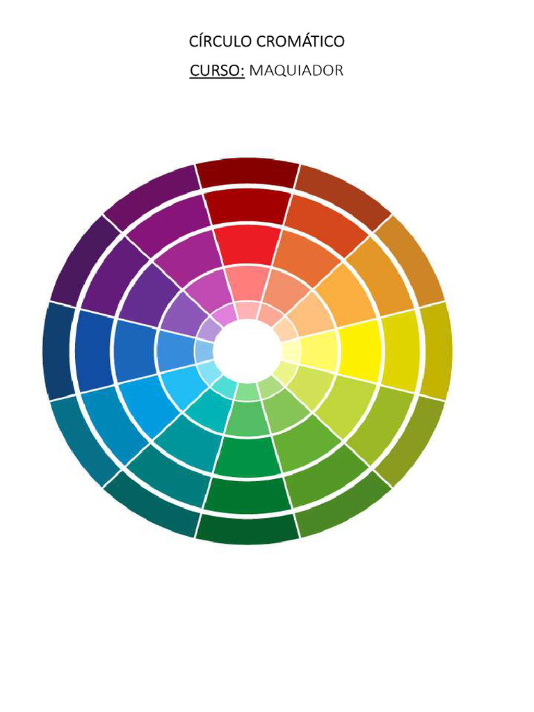 Atividade - Colorimetria (Círculo Crom) | PDF