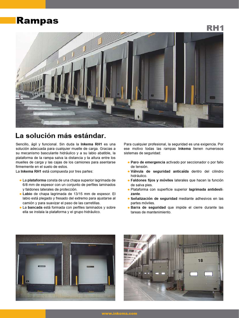 Rampas INKEMA RH11 | PDF | Acero | Materiales