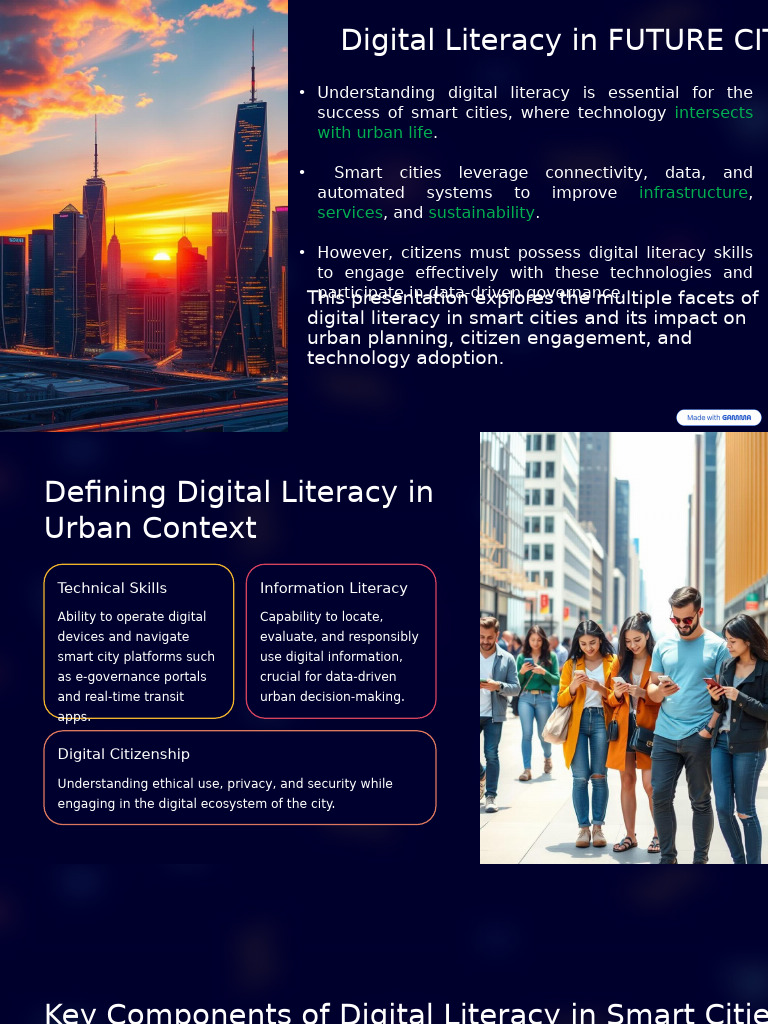 Digital Literacy in Smart City | PDF | Literacy