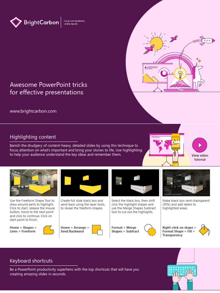 BrightCarbon Awesome PowerPoint Tricks For Effective Presentations ...