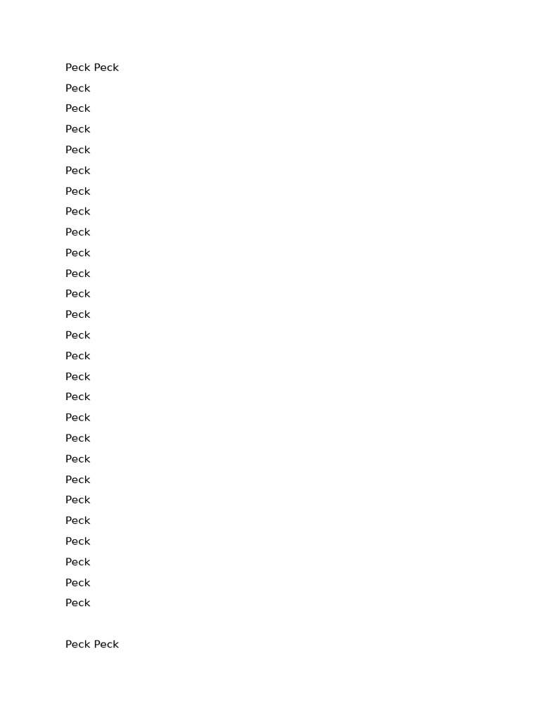 PECk | PDF
