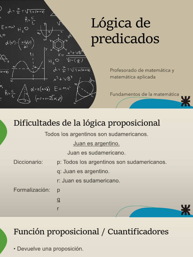 Introducción a la lógica de predicados | PDF