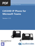 C455HD IP Phone User Manual | PDF | Android (Operating System) | Mobile App