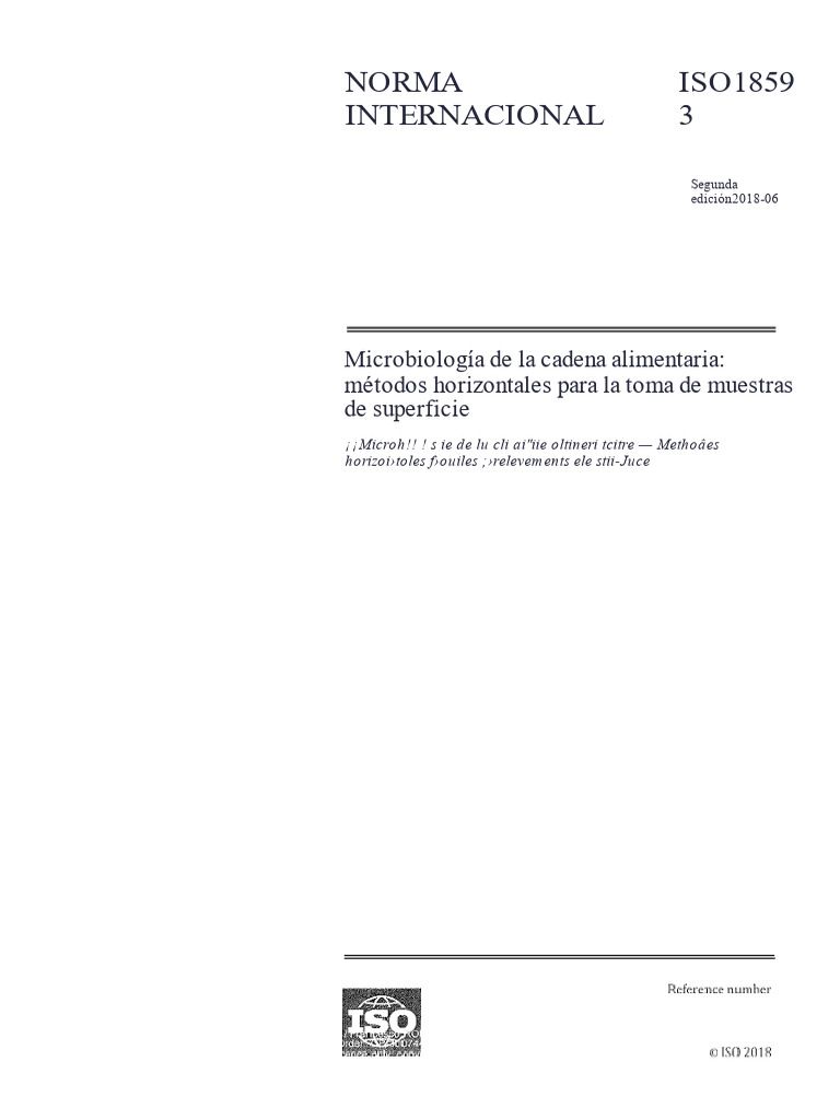 ISO 18593 2018 Español | PDF | Organización internacional para la ...