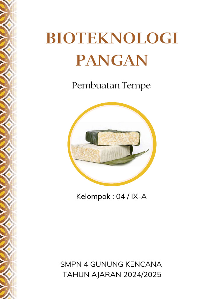 Cokelat Kuning Minimalis Batik Sampul Laporan Hasil Observasi Dokum - 20250412 - 083038 - 0000 | PDF