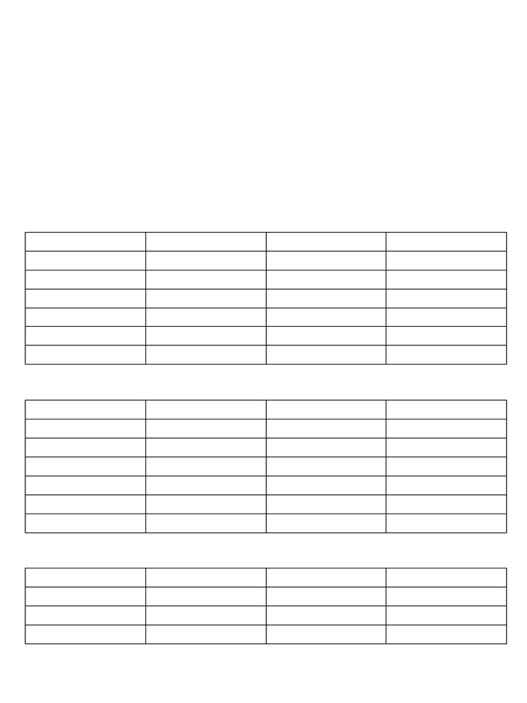 Advanced 4-Day Gym Routine | PDF | Physical Fitness | Management Of Obesity