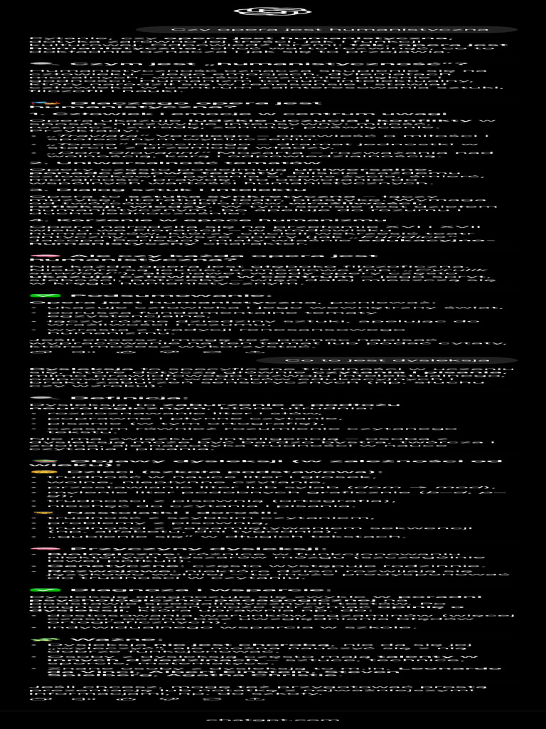 Opera A Humanizm | PDF