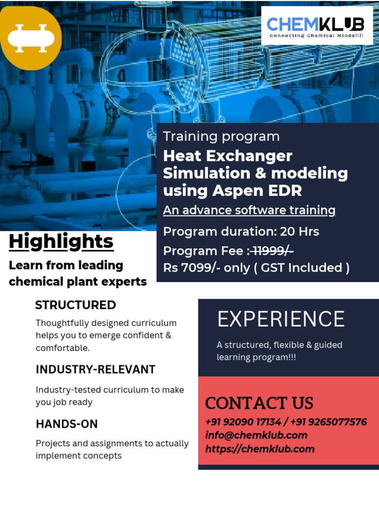 Aspen EDR Heat Exchanger Training | PDF | Heat Exchanger | Simulation