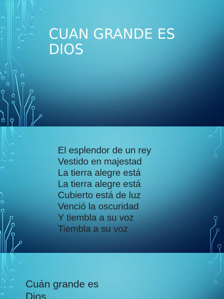 Cuan Grande Es Dios | PDF