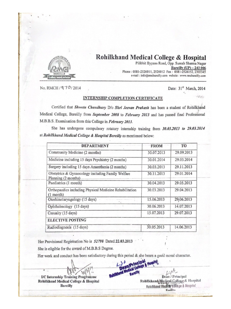 Rohilkhand Medical College & Hospital | PDF