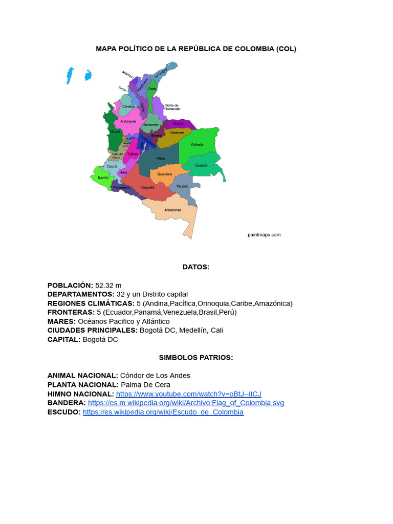 Colombia Datos | PDF
