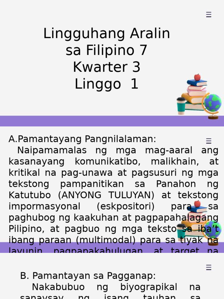 Linggo 1 | PDF