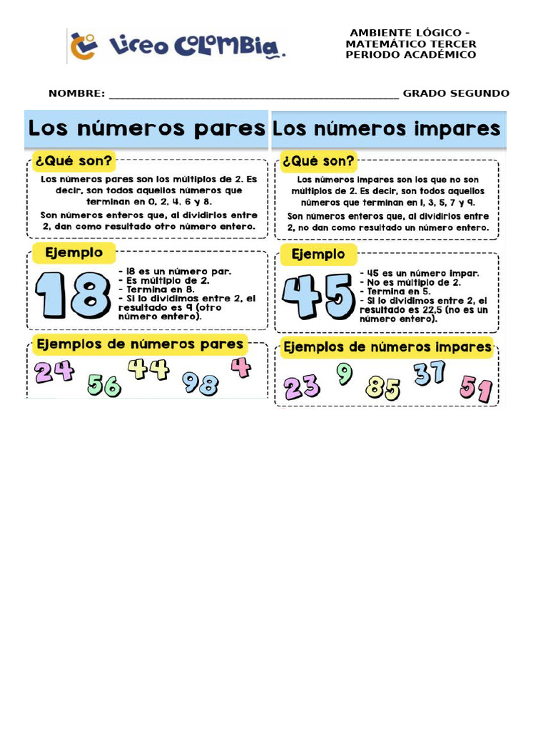 Pares - Impares | PDF
