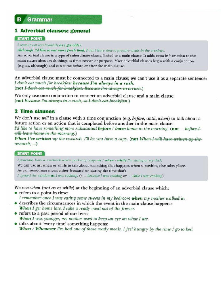 Clauses and Conjunctions | PDF