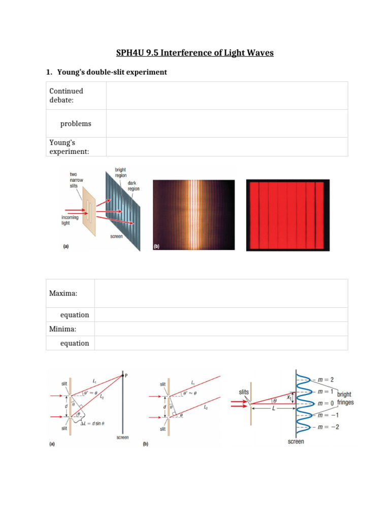 9.5 Interference of Light Waves | PDF