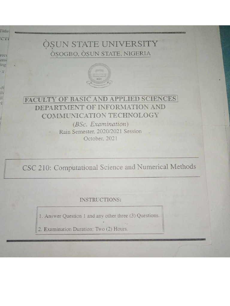 CSC 210 PQ | PDF