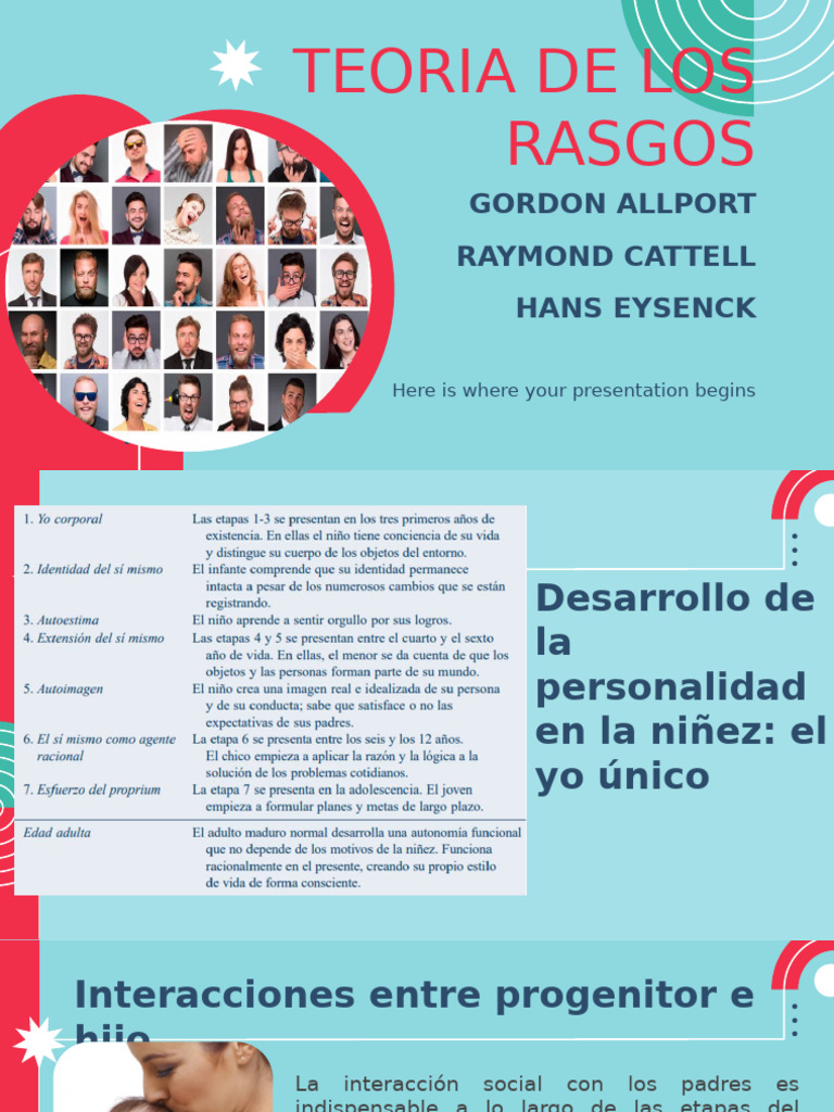 Teoria de Los Rasgos | PDF | Conceptos psicologicos | Ciencias del ...