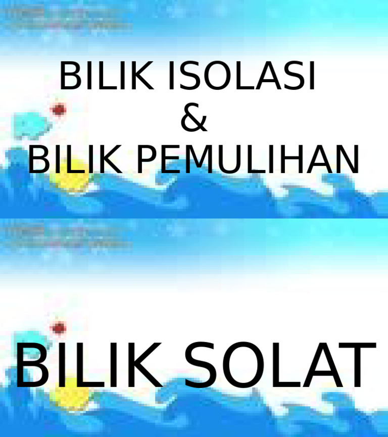 Bilik Isolasi | PDF