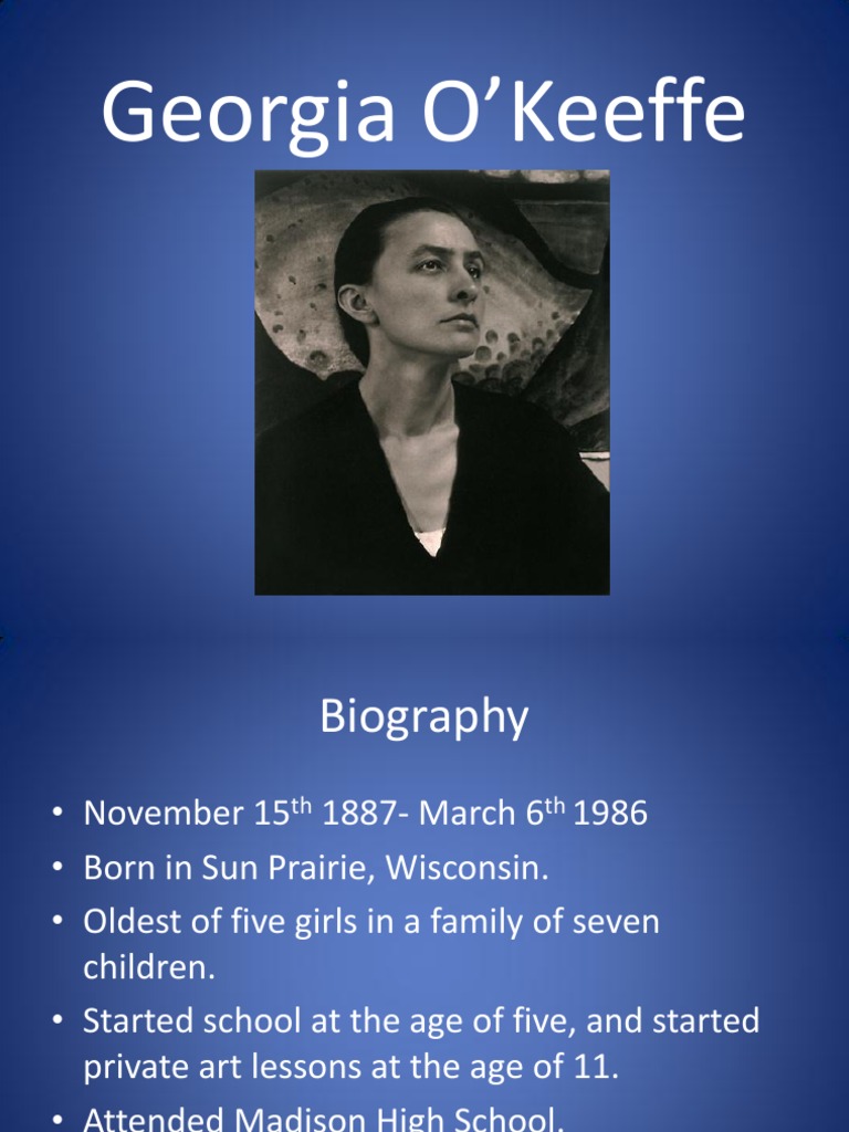 Georgia O'Keeffe | PDF | Communication Design | Plastic Arts