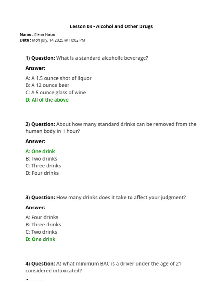 Quiz | PDF
