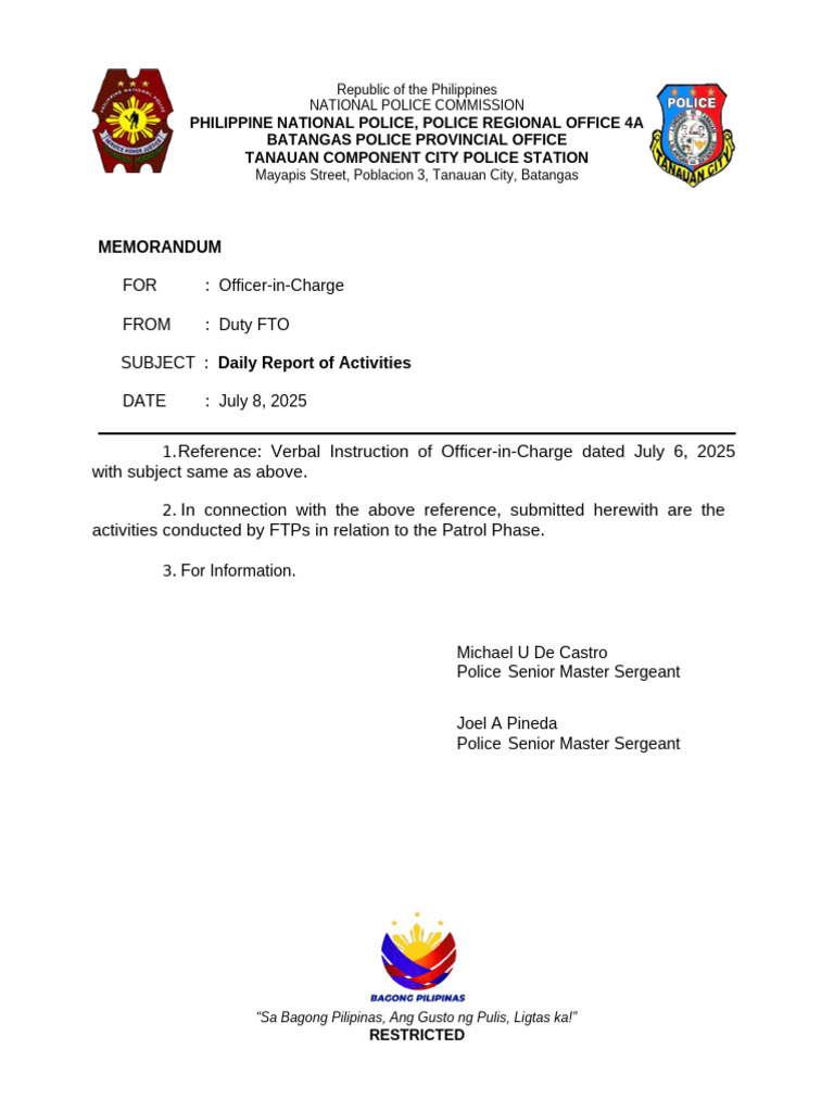 Front Page Daily Report | PDF
