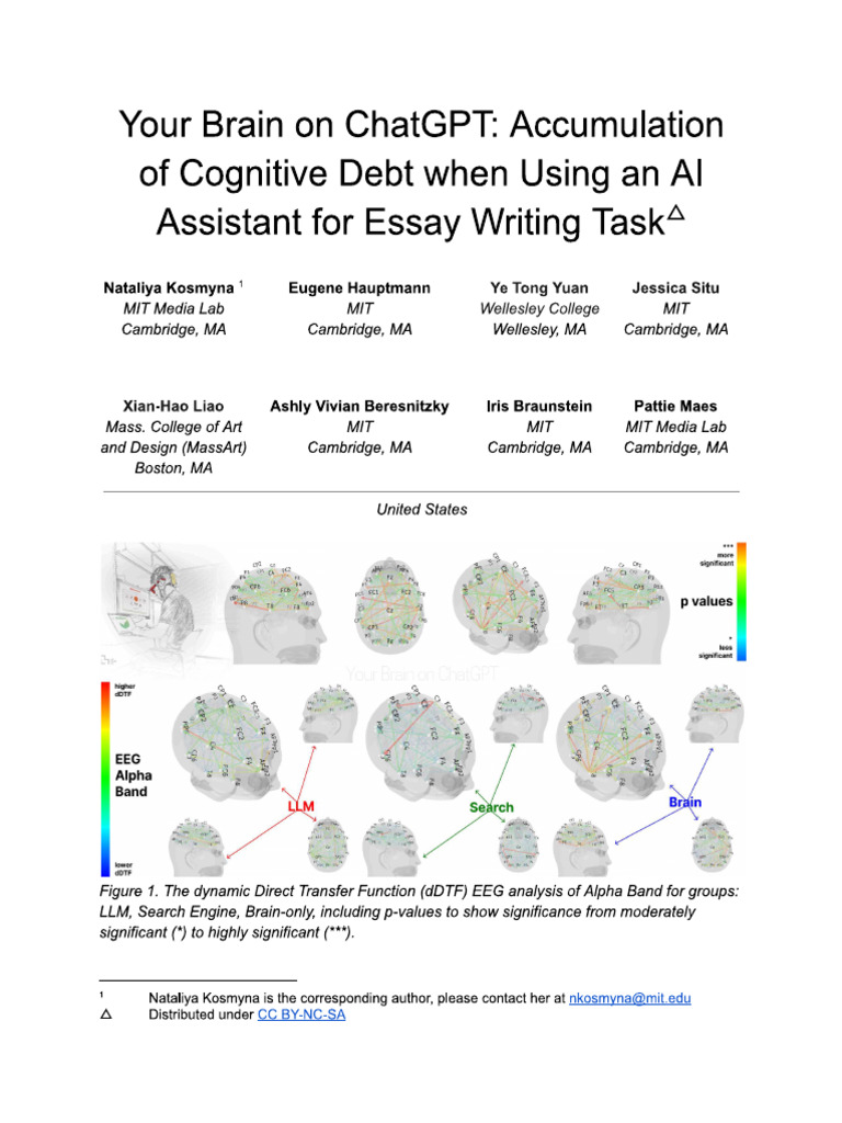 Your Brain On ChatGPT | PDF