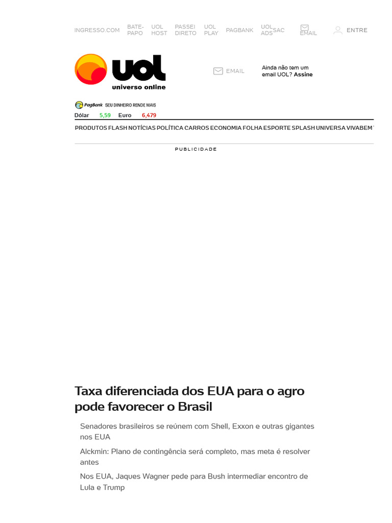UOL - Seu Universo Online | PDF