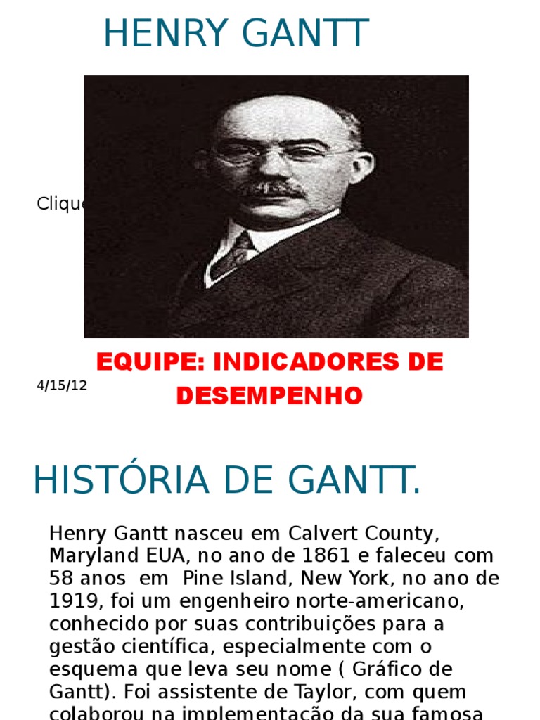 Contribuições de Henry Gantt na Administração | PDF | Indústrias | Salário