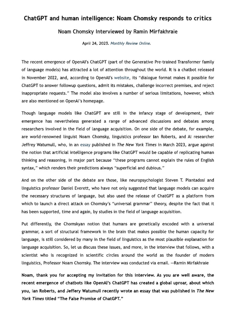Chomsky | PDF