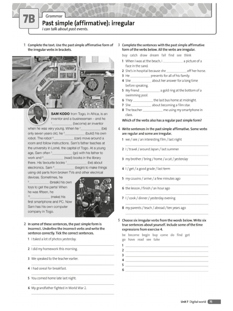 Past Simple Irr | PDF