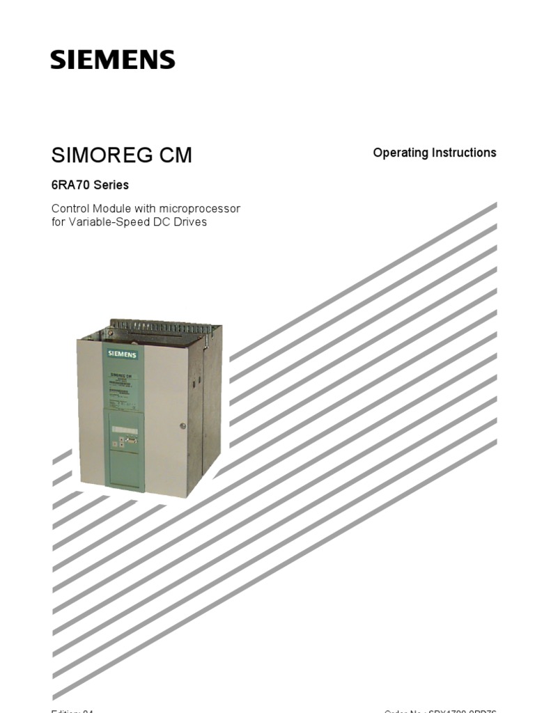 Simoreg CM | PDF | Electrical Connector | Printed Circuit Board