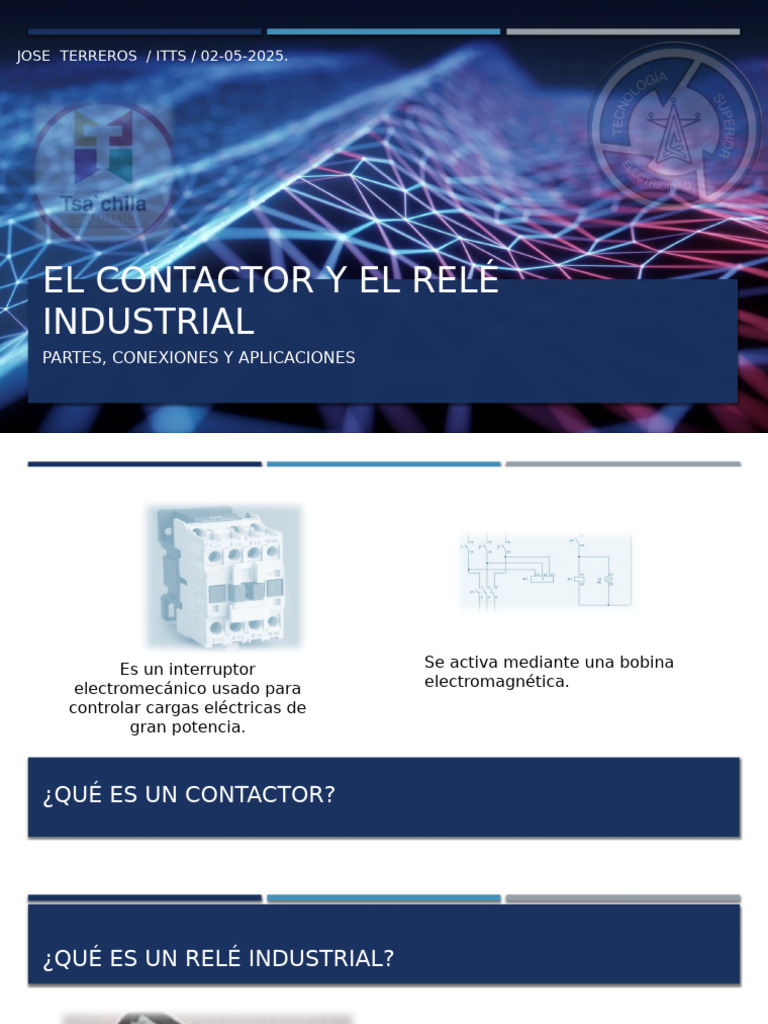 El Contactor y El Relé Industrial | PDF